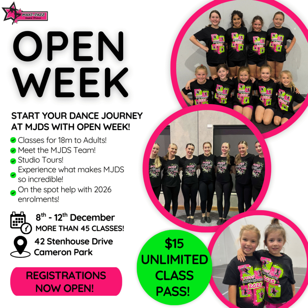 Open Week! - Maxi-Jazz Dance Studio